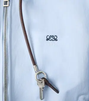 Loewe Anagram Hooded Bomber Jacket
