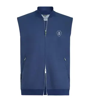 Brunello Cucinelli Water-resistant Crest Gilet - Blue