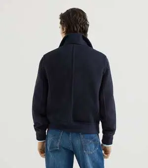 Brunello Cucinelli Cashmere Reversible Check Jacket