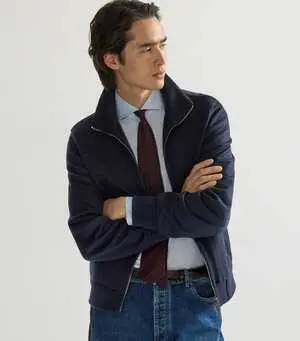 Brunello Cucinelli Cashmere Reversible Check Jacket
