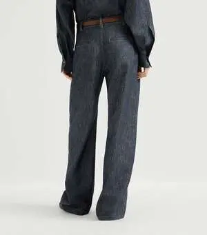 Brunello Cucinelli Sparkling Denim Trousers