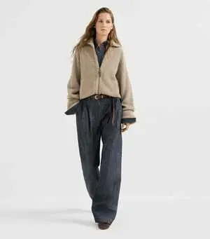 Brunello Cucinelli Sparkling Denim Trousers