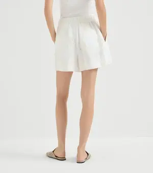 Brunello Cucinelli Cotton Organza Bermuda Shorts