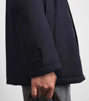 Herno Virgin Wool Padded Overcoat