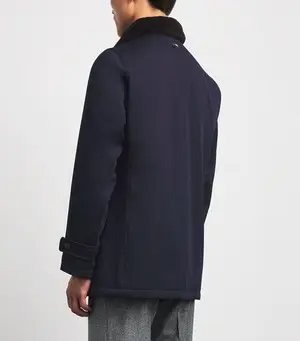 Herno Virgin Wool Padded Overcoat