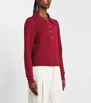 Safiyaa Wool-cashmere Polo Sweater