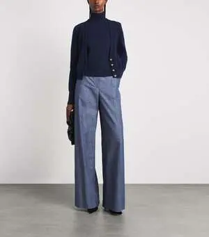 Safiyaa Wool-cashmere Cardigan