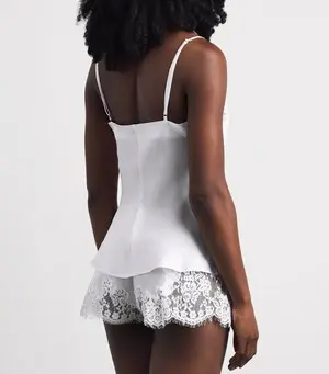 MARJOLAINE Silk Floral Tess Camisole