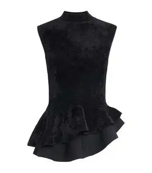 Roland Mouret Asymmetric Peplum Top