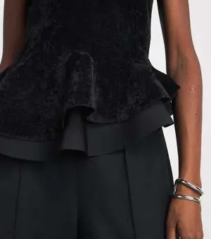 Roland Mouret Asymmetric Peplum Top