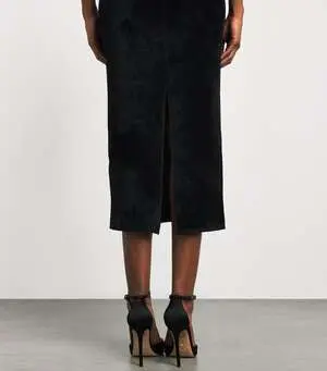 Roland Mouret Asymmetric Peplum Midi Dress