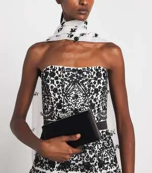 NEEDLE & THREAD Gilded Lace Maxi Dress With Scarf