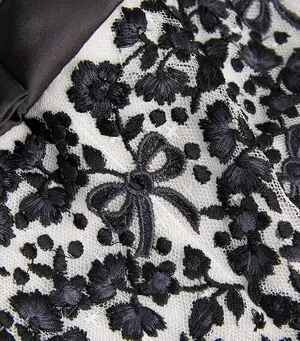 NEEDLE & THREAD Gilded Lace Maxi Dress With Scarf
