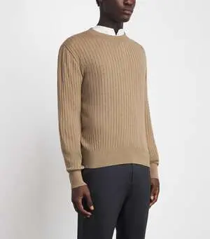 Oliver Peoples Organic Cotton Ribbed Blenheim Sweater