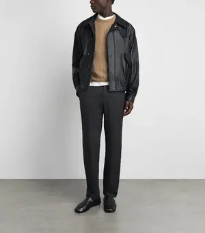 Oliver Peoples Organic Cotton Ribbed Blenheim Sweater - Brown