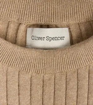 Oliver Peoples Organic Cotton Ribbed Blenheim Sweater - Brown