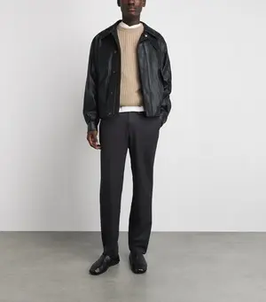 Oliver Peoples Cotton-wool Fishtail Westerman Trousers