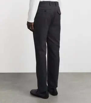 Oliver Peoples Cotton-wool Fishtail Westerman Trousers
