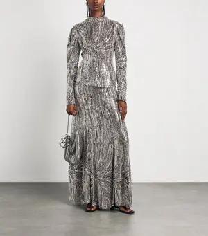 Rabanne Sequin-embellished Maxi Skirt