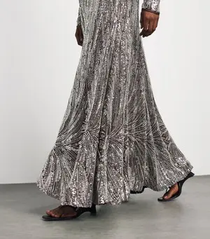Rabanne Sequin-embellished Maxi Skirt