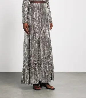Rabanne Sequin-embellished Maxi Skirt