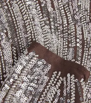 Rabanne Sequin-embellished High-neck Top