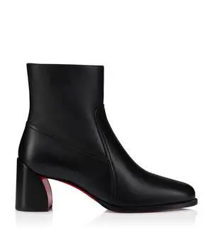 CHRISTIAN LOUBOUTIN Ira 55 Leather Boots - Black