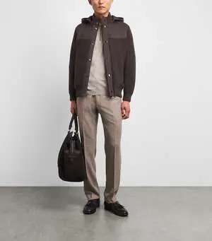 FIORONI CASHMERE Virgin Wool Down Jacket