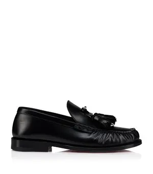 CHRISTIAN LOUBOUTIN Rochelle Leather Loafers - Black