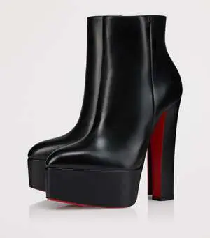 CHRISTIAN LOUBOUTIN Jenna Bootie 150 Leather Boots
