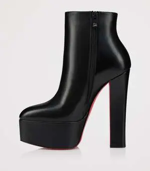 CHRISTIAN LOUBOUTIN Jenna Bootie 150 Leather Boots