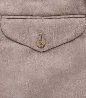 FIORONI CASHMERE Virgin Wool Straight Leg Chinos