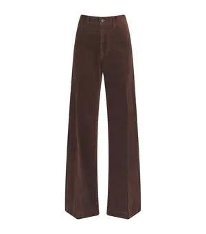 Polo Ralph Lauren Corduroy Beaton Flare Trousers - Brown