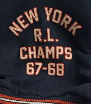 Polo Ralph Lauren Wool-blend Patchwork Bomber Jacket
