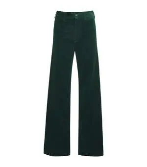 Polo Ralph Lauren Corduroy Beaton Flare Trousers - Green