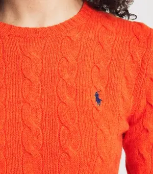 Polo Ralph Lauren Wool-cashmere Cable-knit Sweater