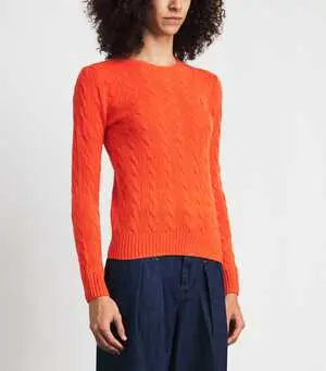 Polo Ralph Lauren Wool-cashmere Cable-knit Sweater