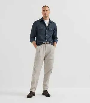 Brunello Cucinelli Virgin Wool Flannel Overshirt