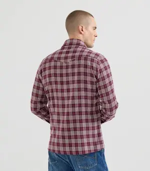 Brunello Cucinelli Flannel Check Western Shirt