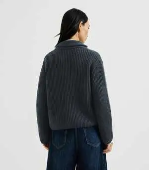 Brunello Cucinelli Cashmere Rib-knit Cardigan