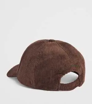 Jacob Cohen Cotton Corduroy Logo Baseball Cap