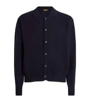 LE17SEPTEMBRE Le 17 Septembre Wool-Alpaca Collar Cardigan Navy
