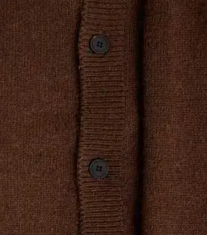 LE17SEPTEMBRE Wool-alpaca Collar Cardigan - Brown