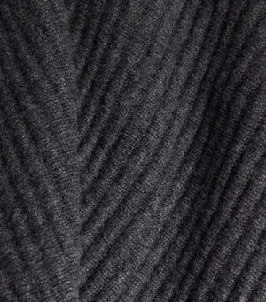 LE17SEPTEMBRE Merino Wool-blend Ribbed High-neck Cardigan