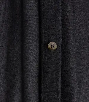 LE17SEPTEMBRE Wool Half-placket Overshirt
