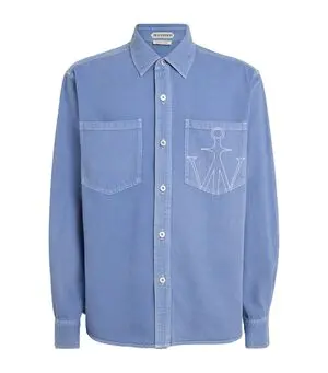 JW Anderson Oversized Denim Shirt - Blue