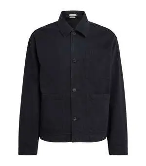 JW Anderson Oversized Cotton Herringbone Shirt