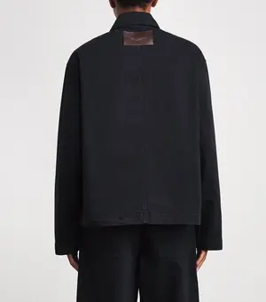 JW Anderson Oversized Cotton Herringbone Shirt