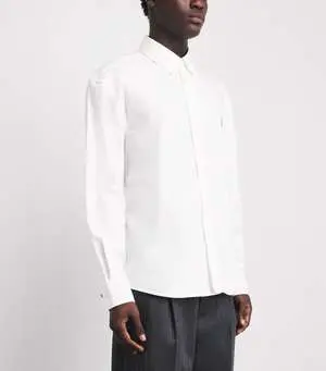 Drole De Monsieur Cotton Embroidered Logo Shirt
