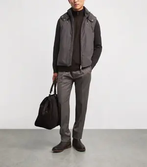 MOORER Evan Down Bomber Jacket
